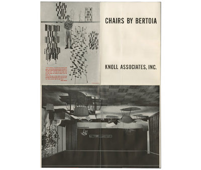 Modernism101.com | Knoll Associates: CHAIRS BY BERTOIA. New York: Knoll ...